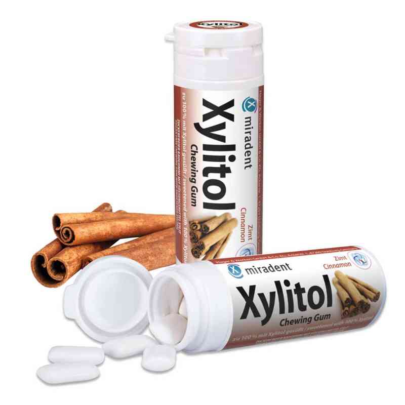 Miradent Xylitol cynamonowa guma do żucia 30 szt.