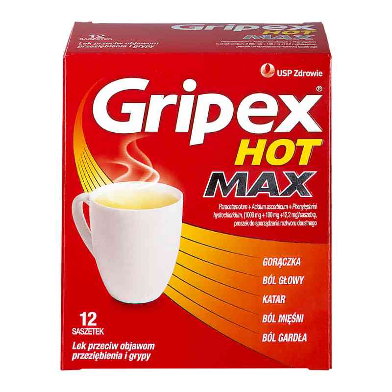 Gripex Hot Max (HotActiv Forte) saszetki 12