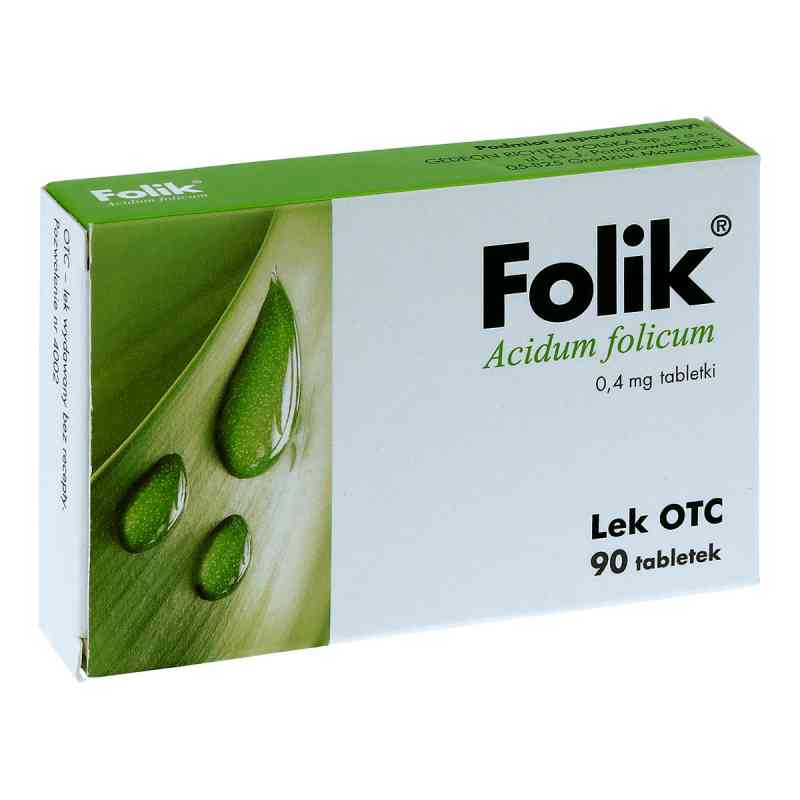 Folik tabletki, Folik kwas foliowy w tabletkach, Folik 90 tabletek ...