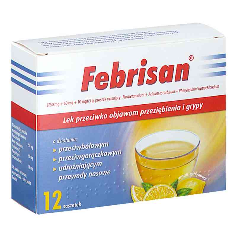 Febrisan saszetki, Febrisan skład, saszetki na przeziębienie - Apo ...
