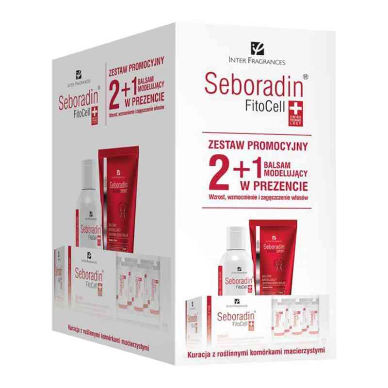 Seboradin Zestaw FitoCell (FitoCell Szampon+FitoCell Serum+Balsam ...