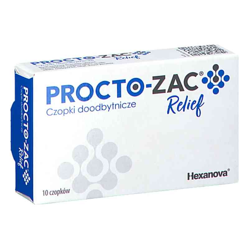Procto-Zac Relief czopki 10 kup online | apteka internetowa apo ...