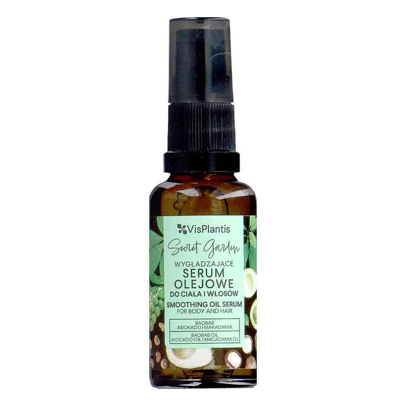 Vis Plantis Secret Garden Serum do ciała i włosów wygładzające olejowe z baobabem 30 ml