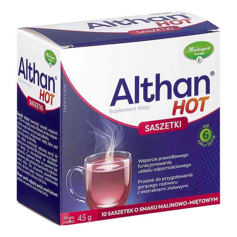 Althan Hot saszetki 10 kup online | apteka internetowa apo-discounter.pl