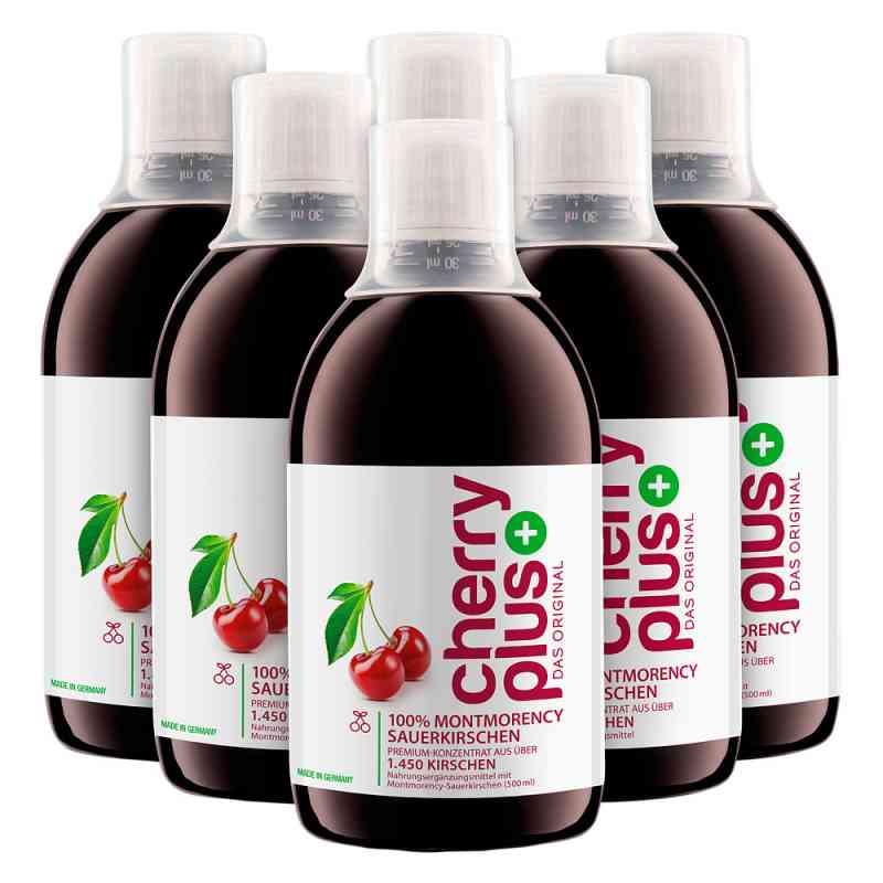 Cherry Plus Das Original Montmorency Sauerk.-konz. 6X500 ml