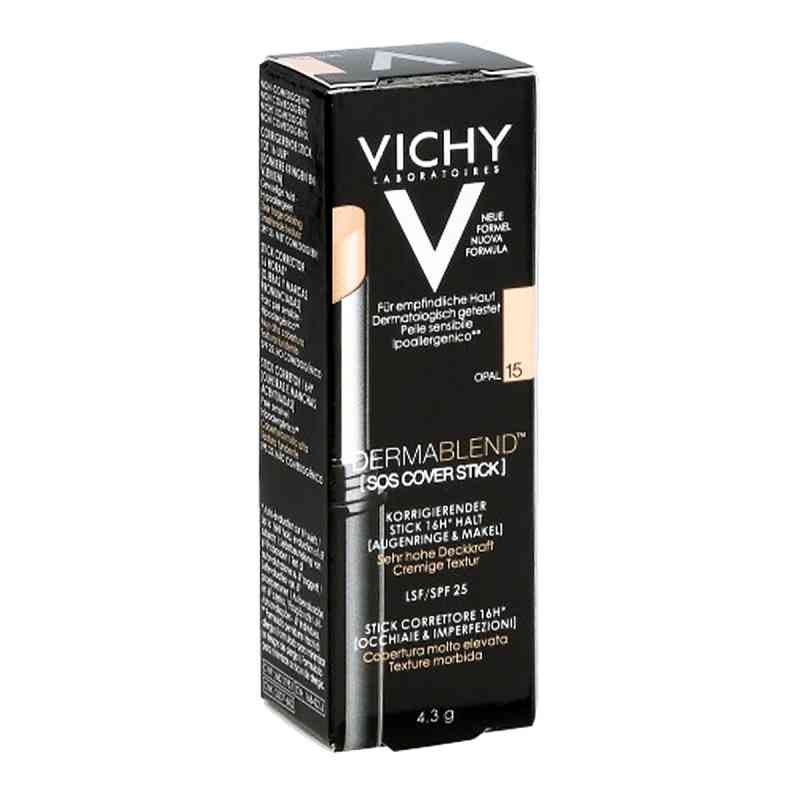 Vichy Dermablend SOS cover stick – korektor w sztyfcie odcień 15 Opal 4.5 g