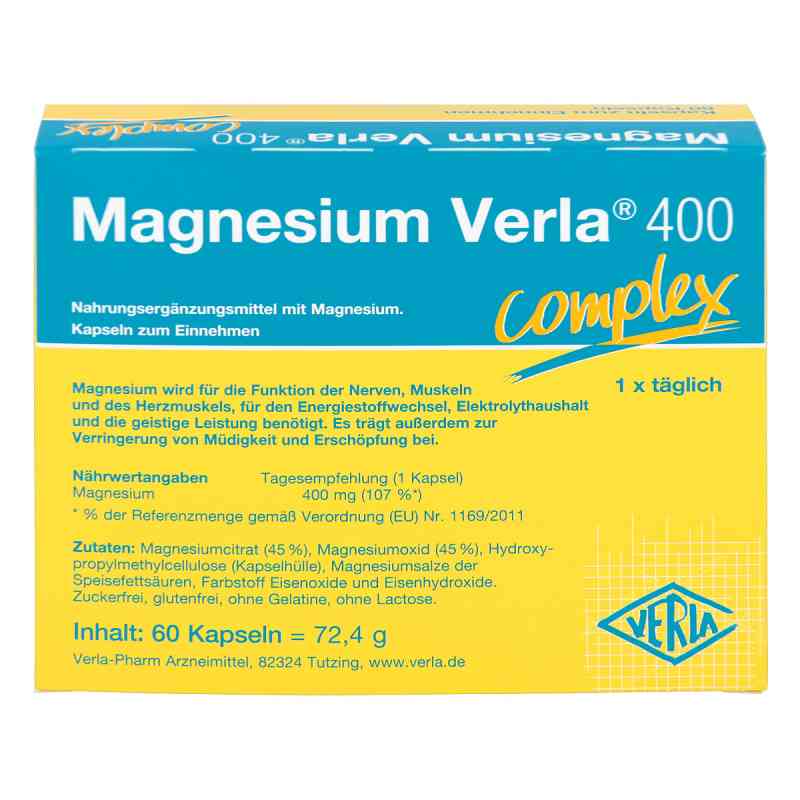 Magnesium Verla complex 400 kapsułki 60 szt.