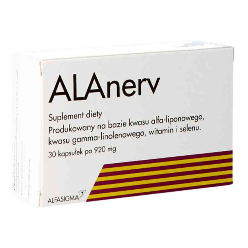 Alanerv 920 mg, Alanerv kapsułki cena, Alanerv skład - Apo-Discounter.pl