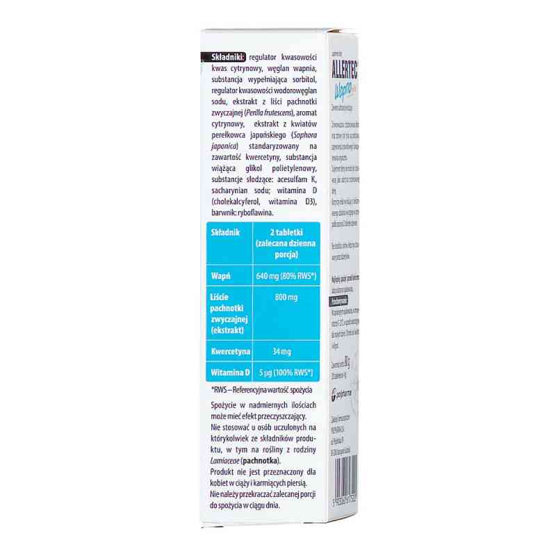 Allertec Wapno plus tabletki musujące 20 szt opinie, cena - Apo ...