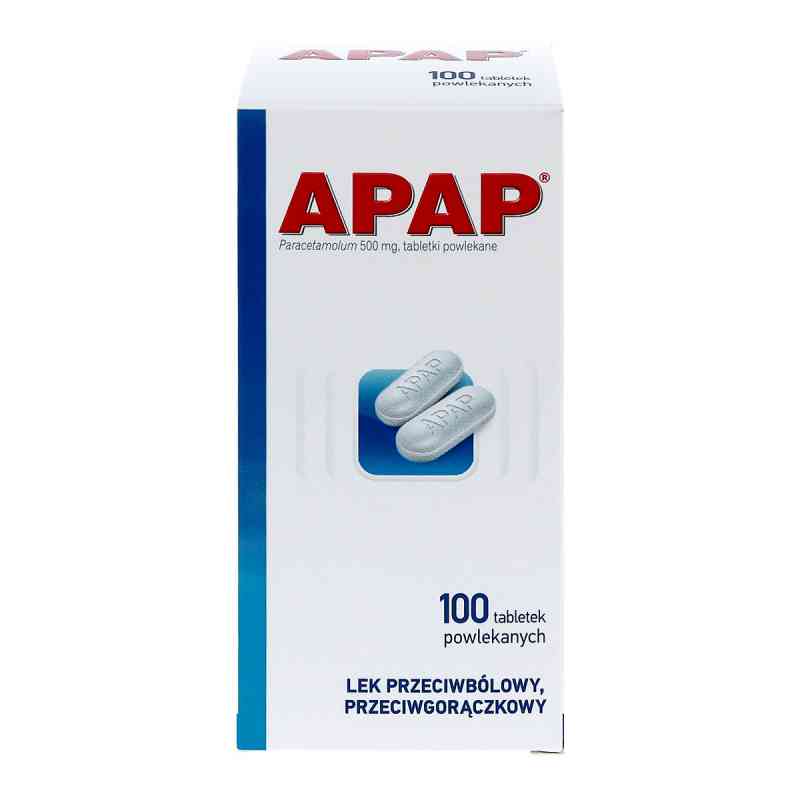 Apap 100 tabletek, Apap dawkowanie, ulotka, Apap cena - Apo-Discounter.pl