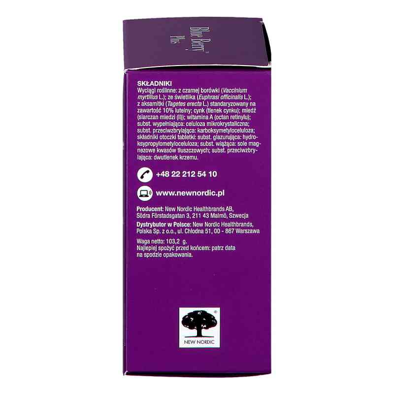 Blue Berry Plus 60 tabletek, Blue Berry Plus tabletki na oczy z borówką ...