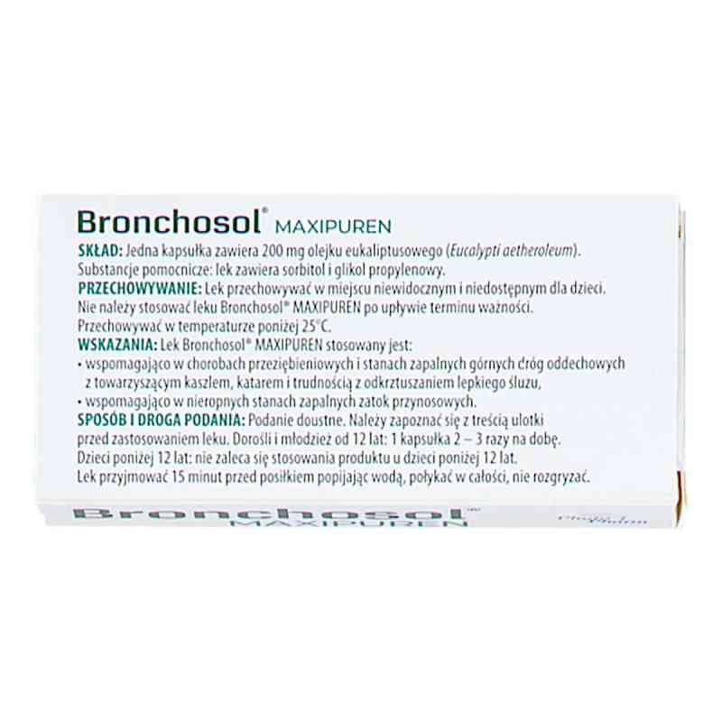 Bronchosol Maxipuren kapsułki 30 kup online