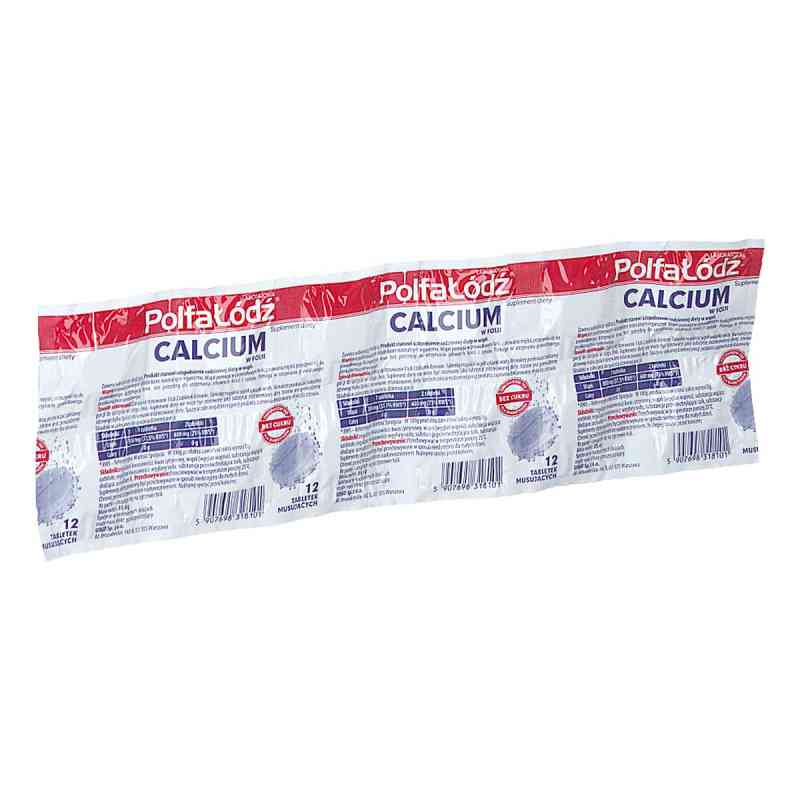 Calcium W Folii Polfa Łódź tabletki musujące 12