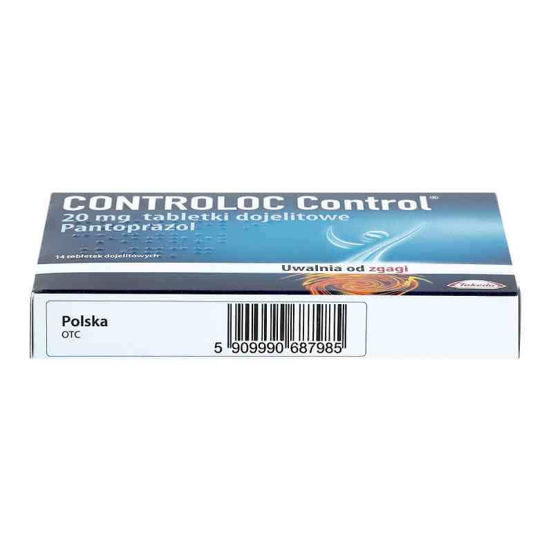 Controloc Control 20 mg, tabletki na zgagę i refluks - Apo-Discounter.pl