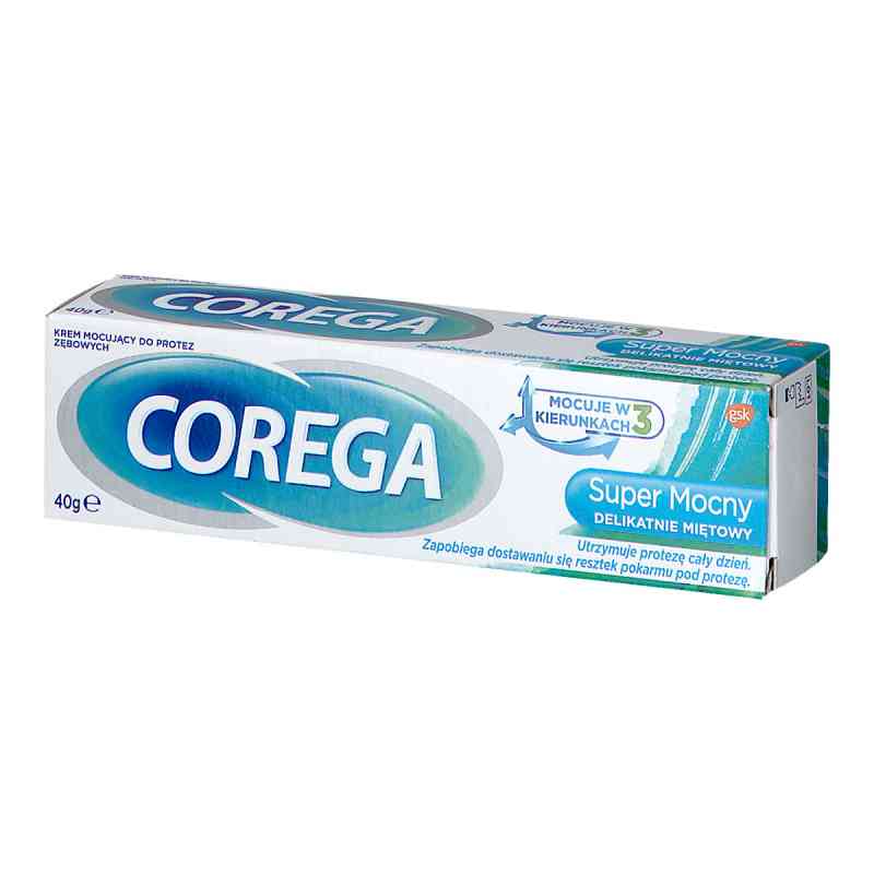Corega Super Mocny delikatnie miętowy 40 g kup online