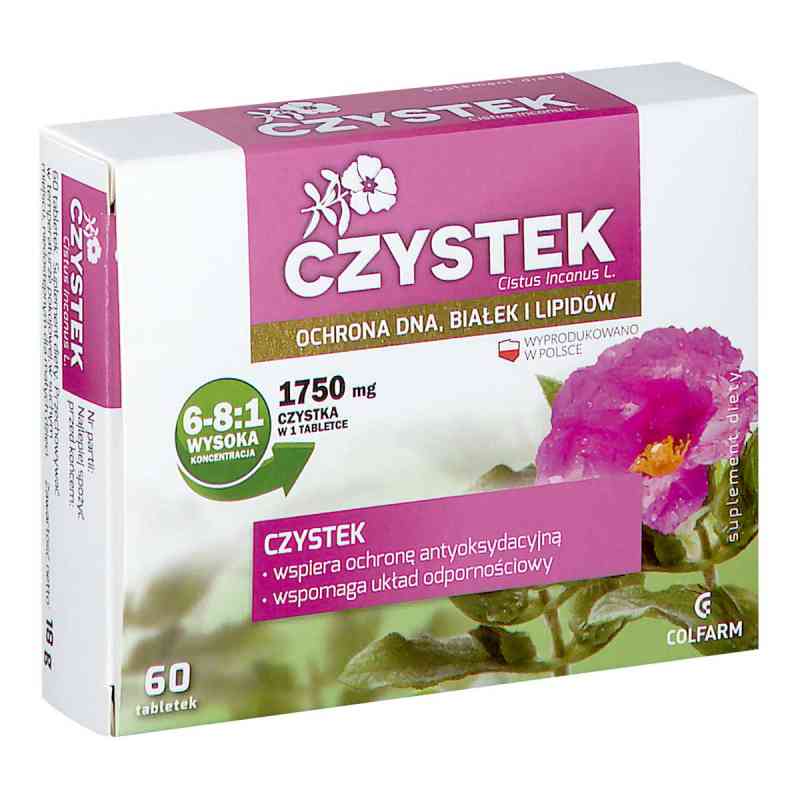 Czystek tabletki 60 kup online | apteka internetowa apo-discounter.pl