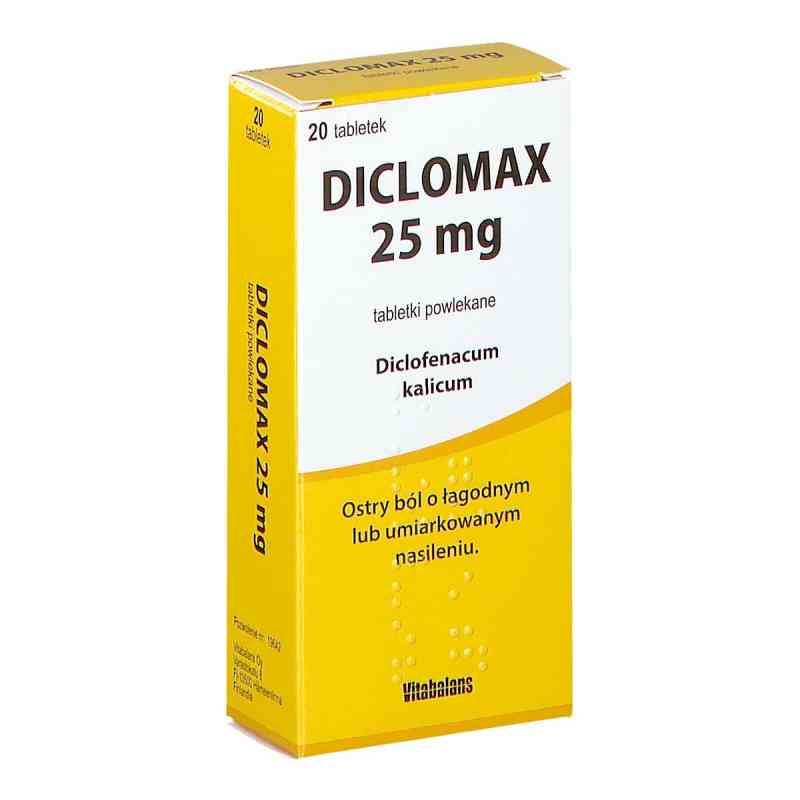 Diclomax tabletki powlekane 20 kup online | apteka internetowa apo ...