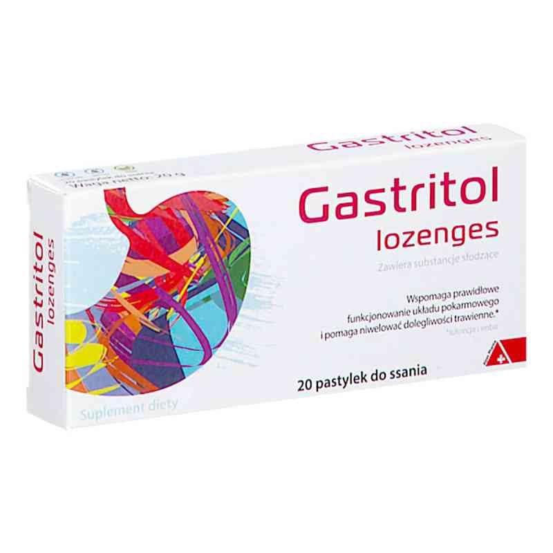 Gastritol Lozenges pastylki 20 kup online | apteka internetowa apo ...