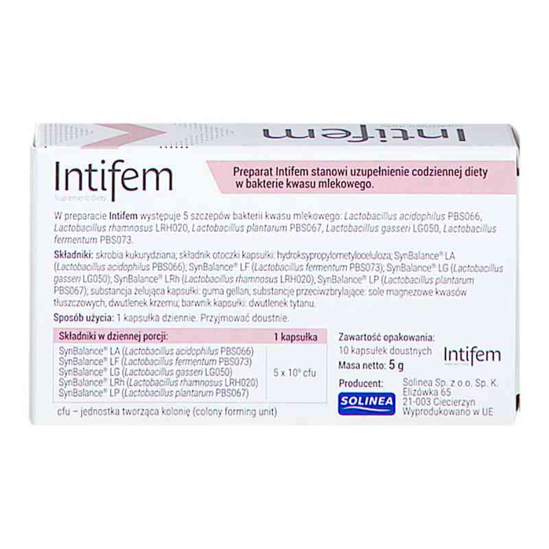 Intifem kapsułki 10 kup online | apteka internetowa apo-discounter.pl