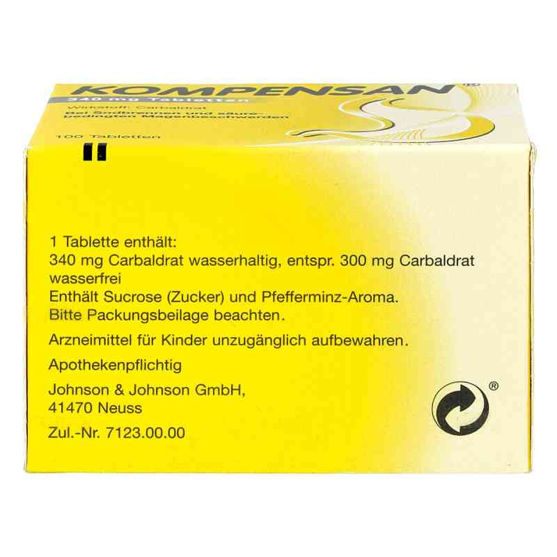 Kompensan tabletki 340 mg 100 szt. kup online