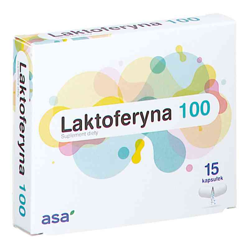 Laktoferyna 100 kapsułki 15 kup online | apteka internetowa apo-discounter.pl