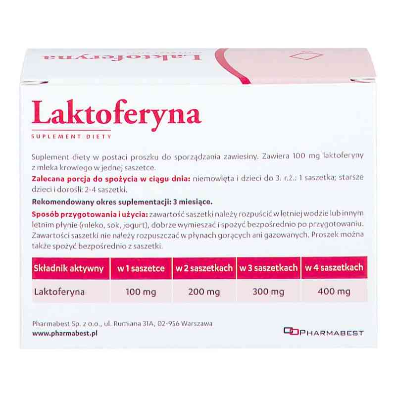 Laktoferyna saszetki 15 kup online | apteka internetowa apo-discounter.pl