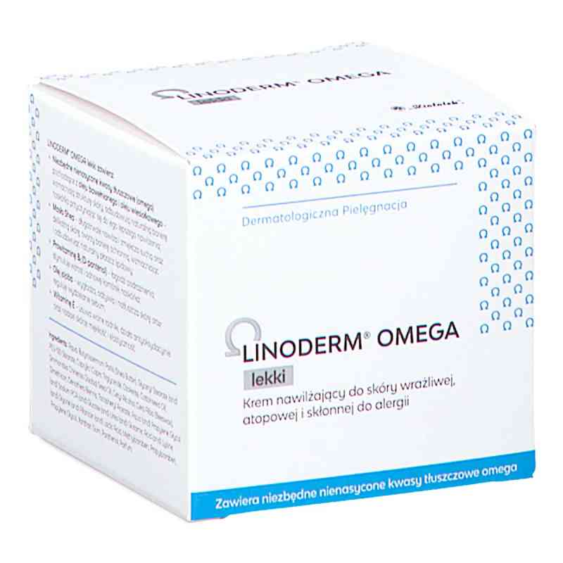 LINODERM OMEGA Krem lekki 50 ml kup online | apteka internetowa apo ...