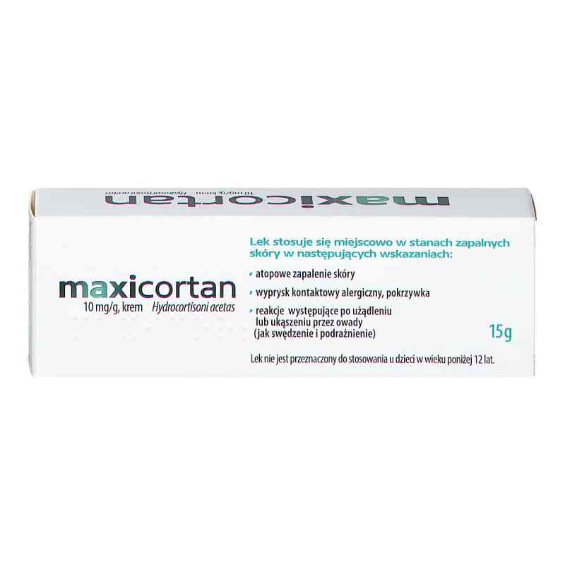 Maxicortan krem z hydrokortyzonem, krem o działaniu przeciwzapalnym ...