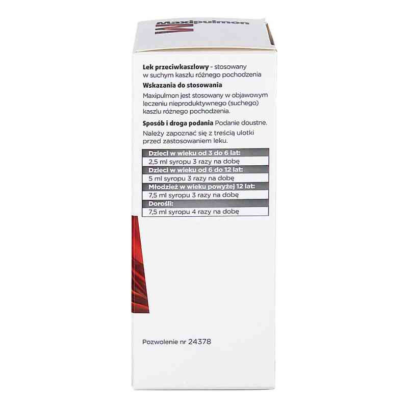 Maxipulmon syrop na suchy męczący kaszel - Apo-Discounter.pl