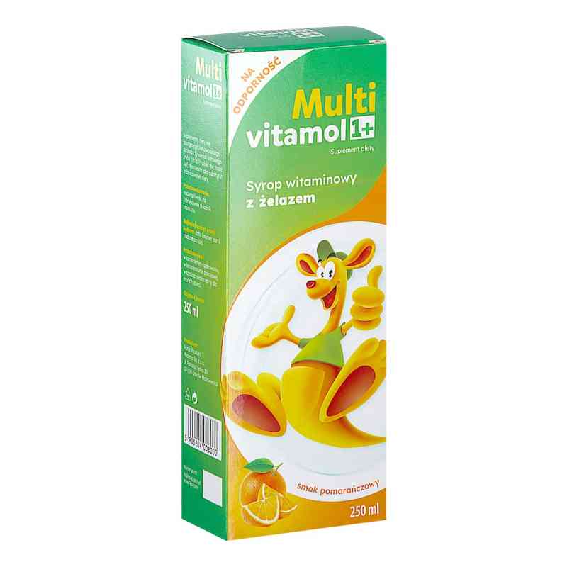 Multivitamol 1+ Syrop witaminowy z żelazem syrop 250 ml