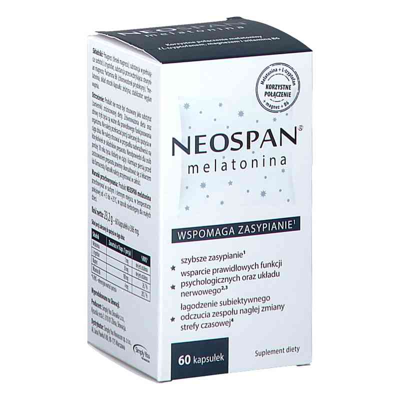 Neospan Melatonina kapsułki 60 kup online