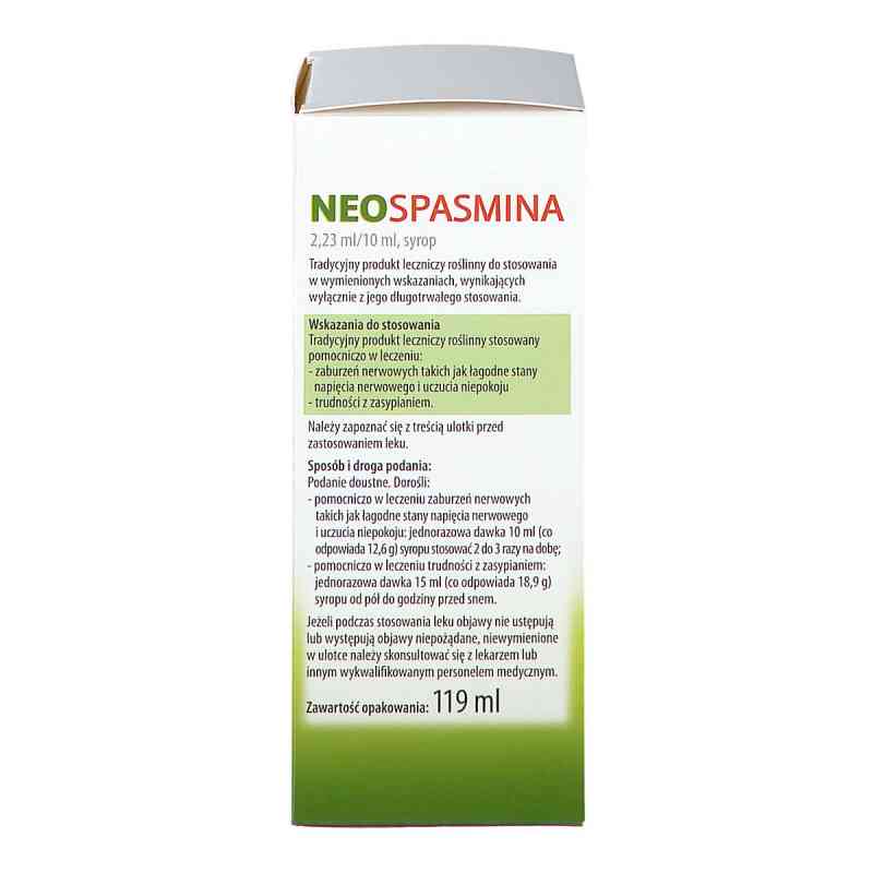 Neospasmina syrop 119 ml kup online | apteka internetowa apo-discounter.pl