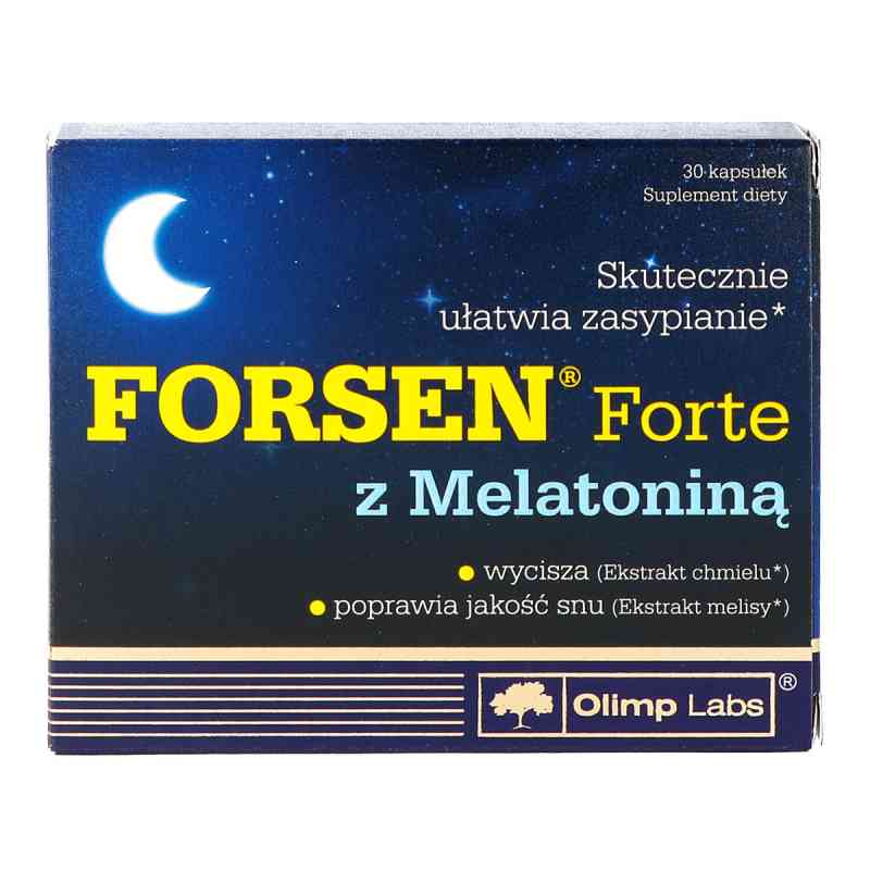 Olimp Forsen Forte z melatoniną, Forsen z melatoniną, kapsułki na sen ...