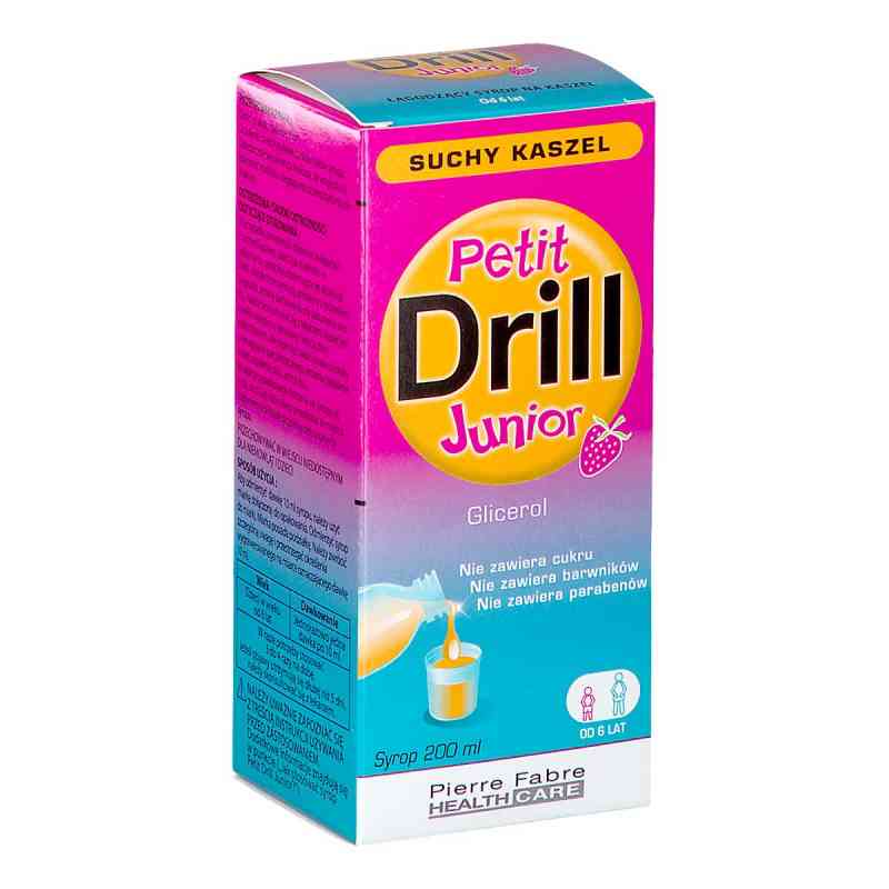 PetitDrill Junior Syrop na kaszel suchy dla dzieci 200 ml