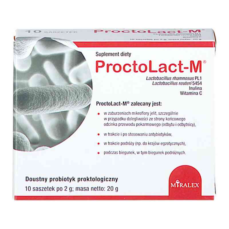 ProctoLact-M saszetki 10 kup online | apteka internetowa apo-discounter.pl