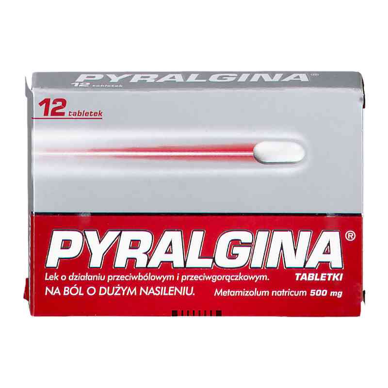 Pyralgina 500mg tabletki 12 kup online | apteka internetowa apo ...