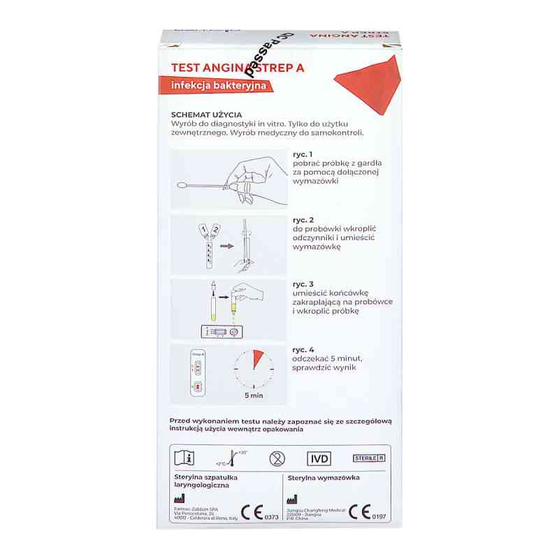 Test Angina Strep A 1 kup online | apteka internetowa apo-discounter.pl