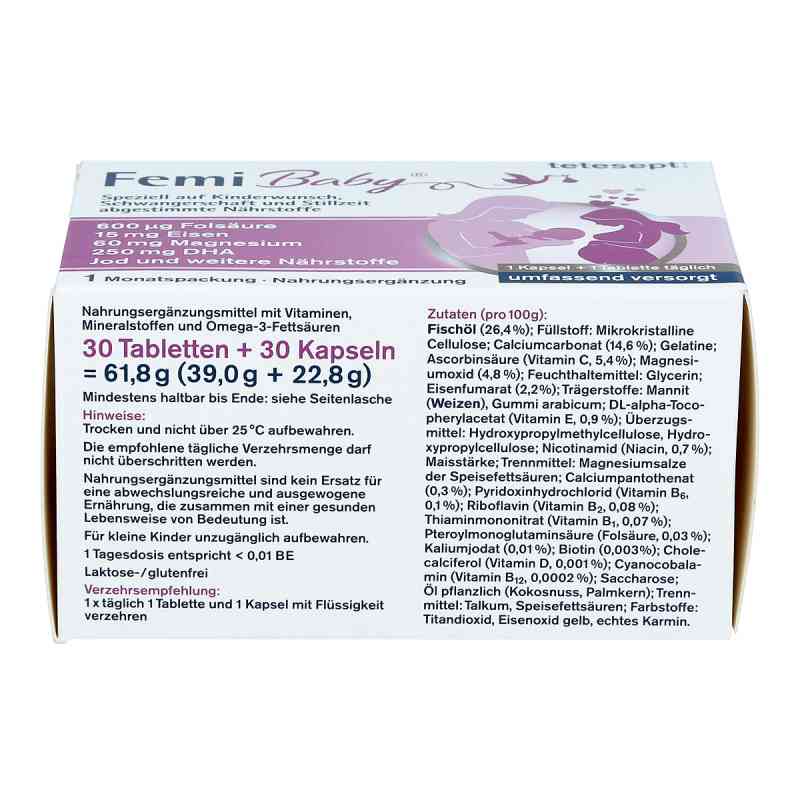 Tetesept Femi Baby tabletki powlekane + kapsułki miękkie 2X30 szt.