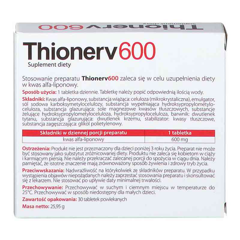 Thionerv 600 30 kup online | apteka internetowa apo-discounter.pl
