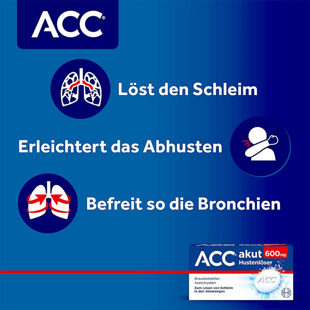 Acc akut Tabletki musujące na kaszel 600 mg 40 szt.