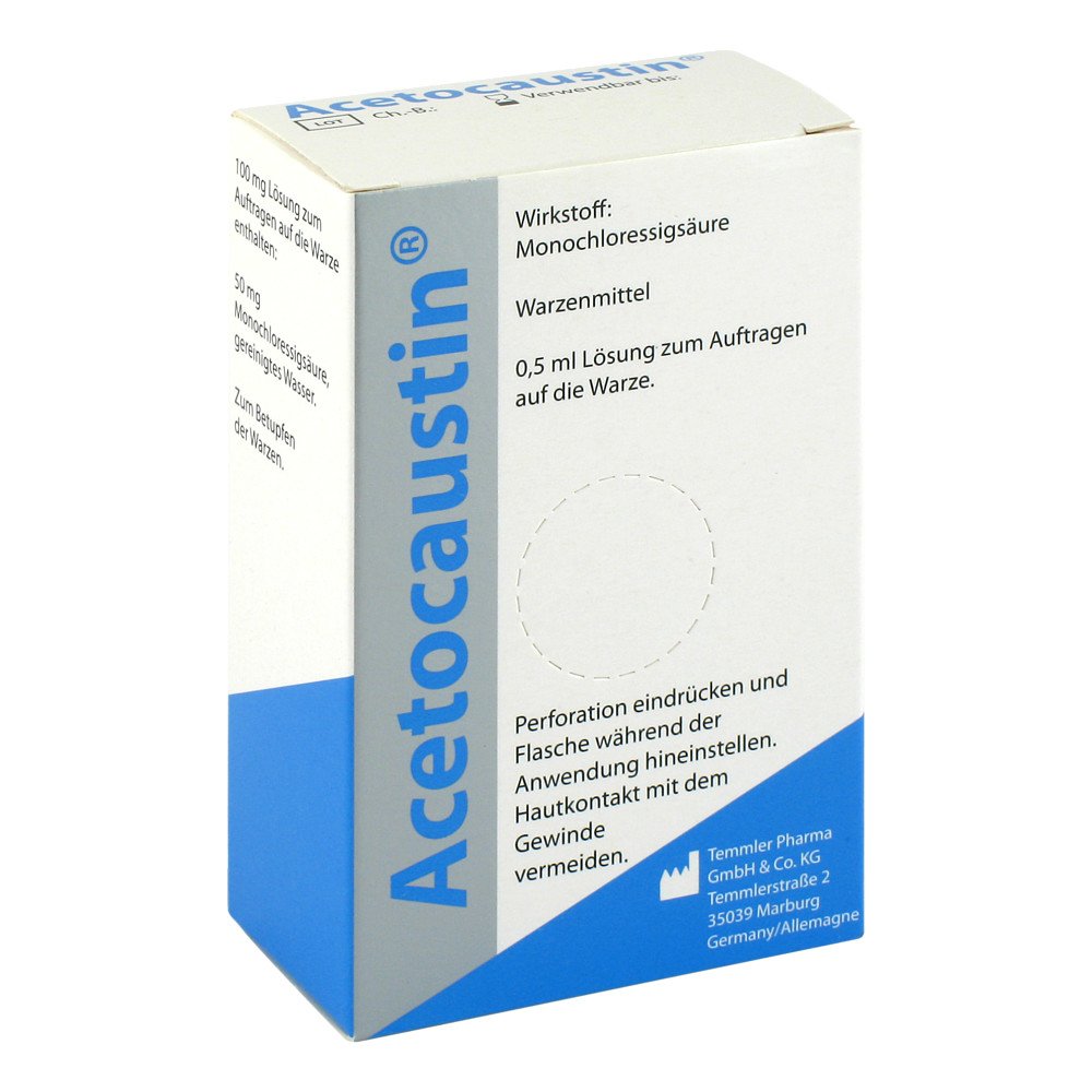 Acetocaustin preparat do likwidacji brodawek 0.5 ml