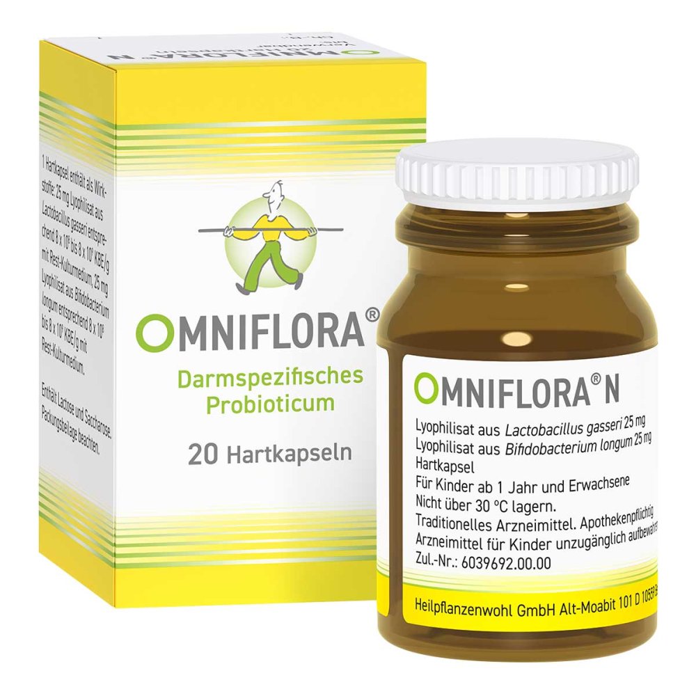 Omniflora N Kapseln 20 szt. | apteka internetowa apo-discounter.pl