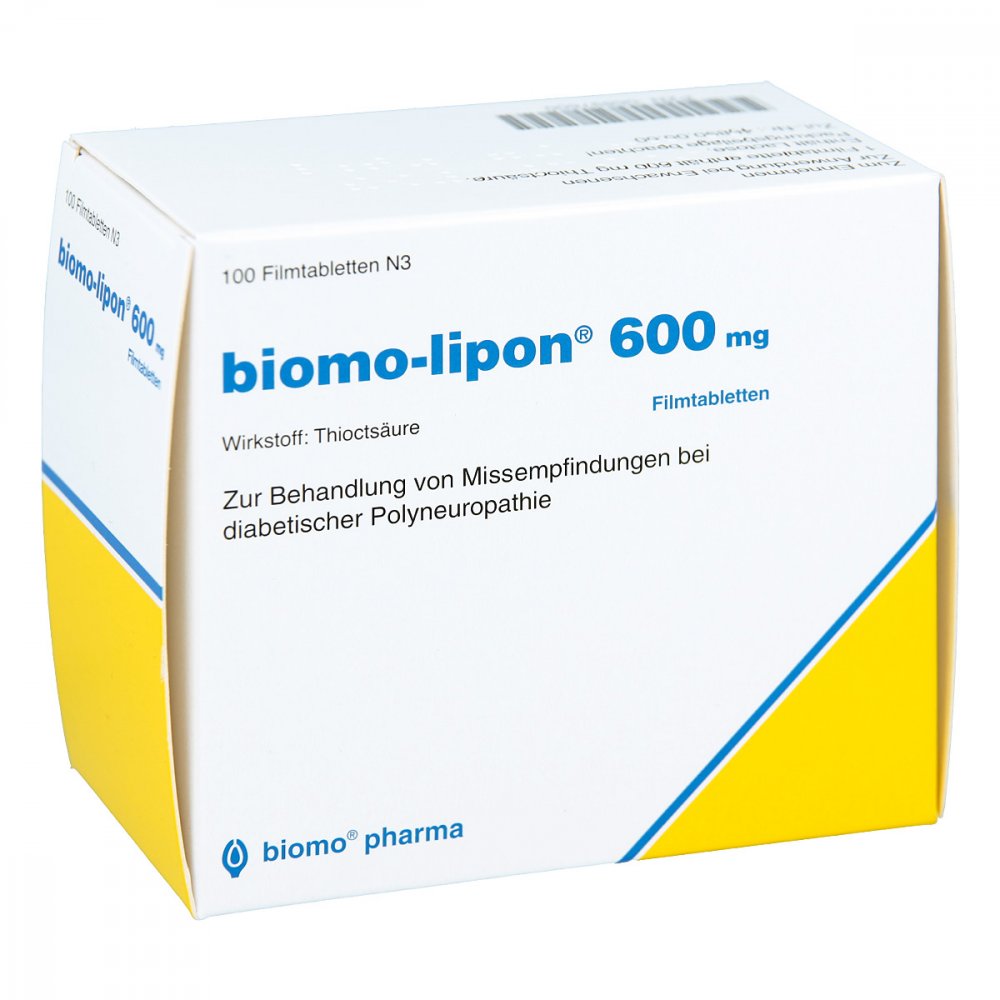 Biomo-Lipon 600 mg tabletki powlekane 100 szt.