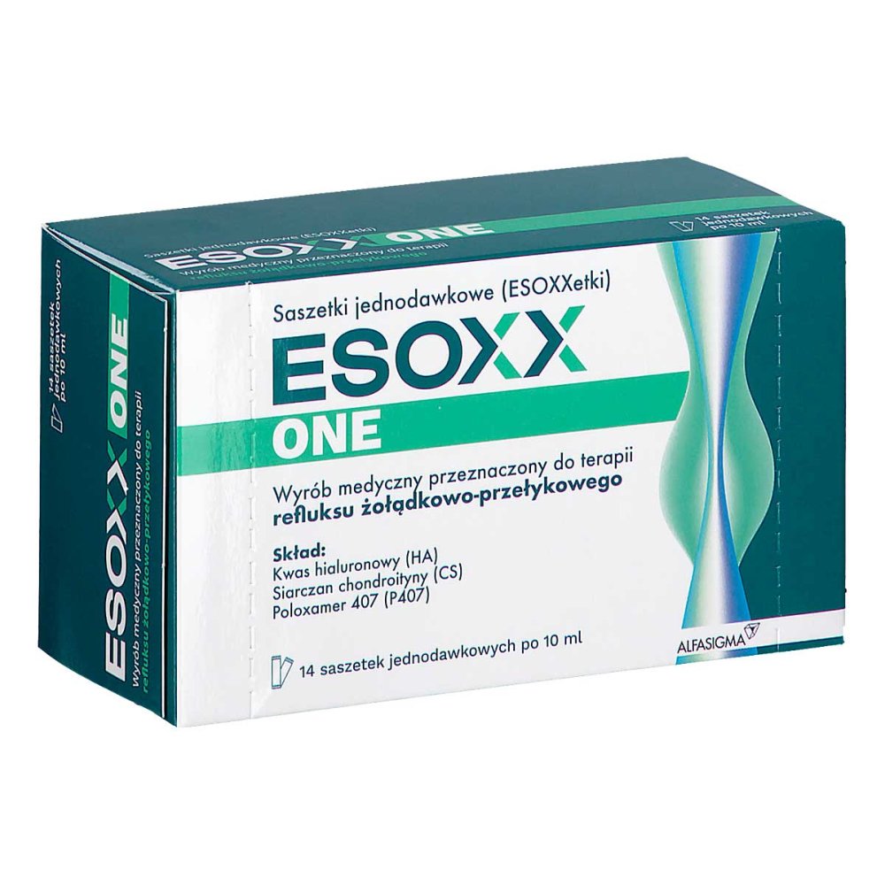 Esoxx One saszetki na refluks, Esoxx One skład, opinie - Apo-Discounter.pl