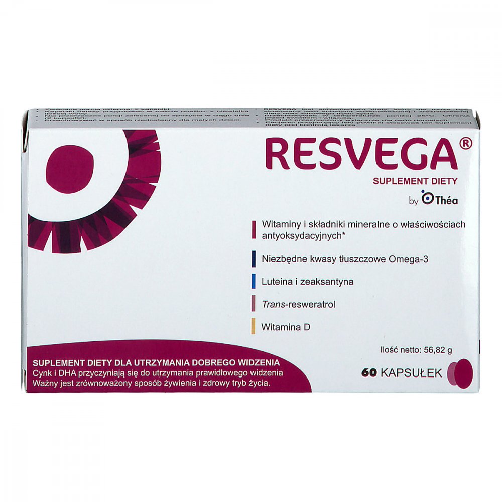 Resvega na oczy, suplement diety na oczy, suplement diety na wzrok ...