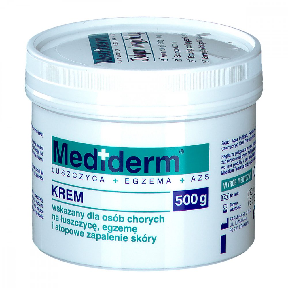 Mediderm krem 500g, Mediderm krem na łuszczycę, egzemę i AZS - Apo ...