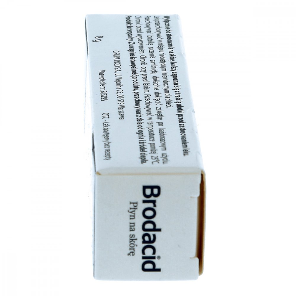 Brodacid płyn na brodawki 8 g | apteka internetowa apo-discounter.pl