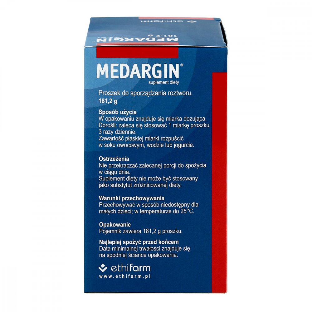 Medargin proszek do sporządzania roztworu 181.2 g
