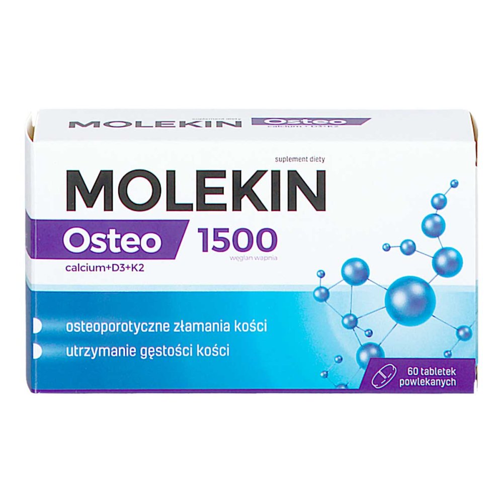 Molekin Osteo D3 K2, tabletki Molekin Osteo skład, cena, opinie - Apo ...