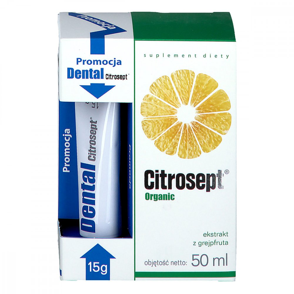 Citrosept Organic + Citrosept Dental żel 15 g 50 ml
